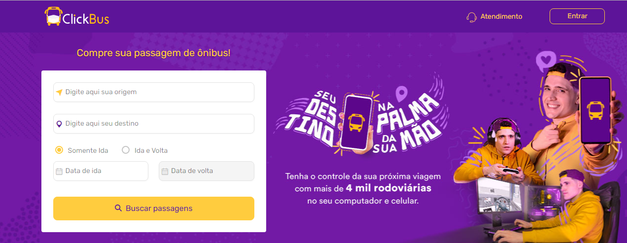 Cupom ClickBus: Desconto HOJE 4% à 80% Novembro 2022
