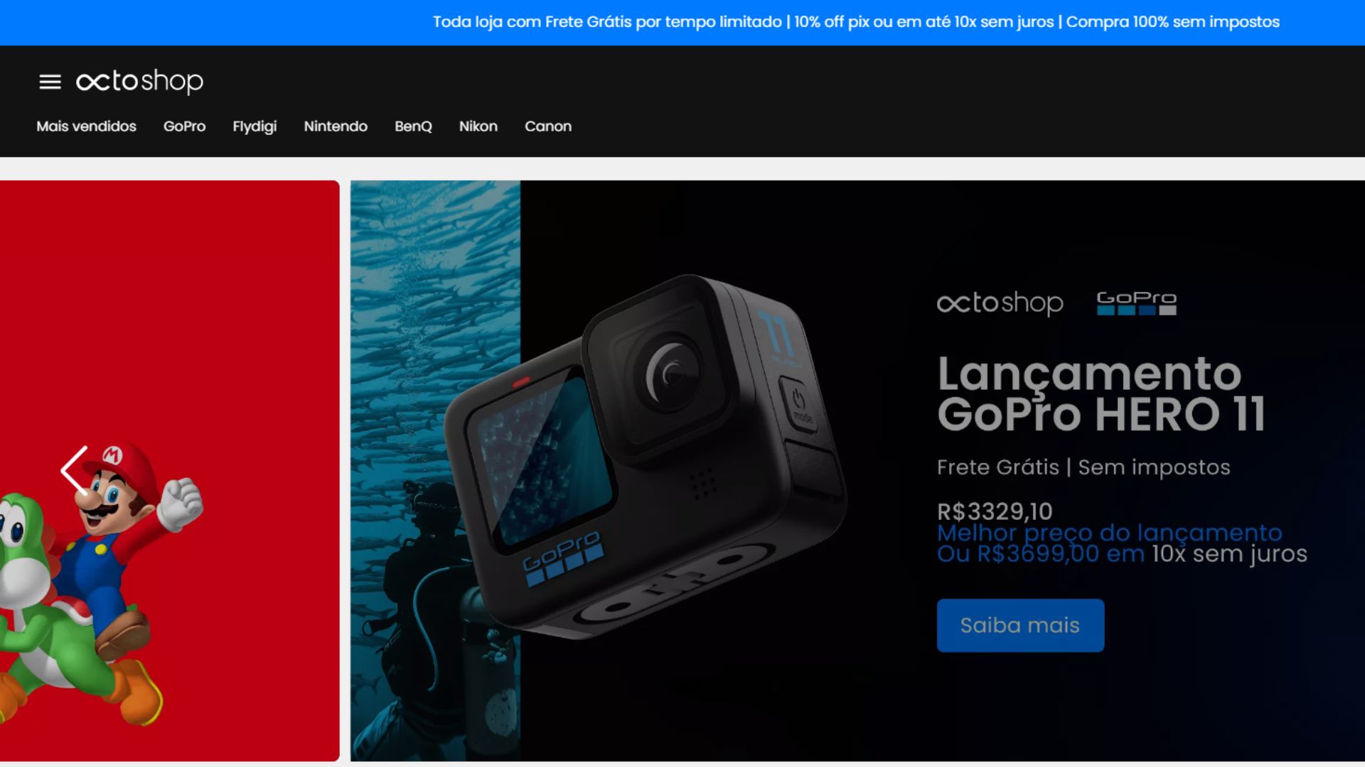 Cupom OctoShop: Desconto 5% a 15% | 2024